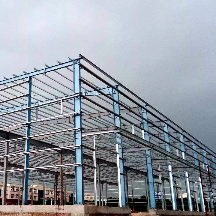 PVDF/PTFE/PVC Coated Steel Structure Workshop Building With Crane Lift ...
