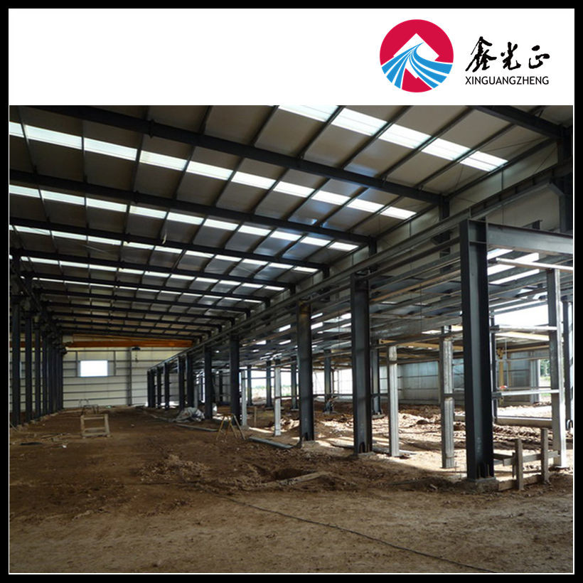 Steel Framed Prefabricated Warehouses With Epoxy Rich Zinc Primer